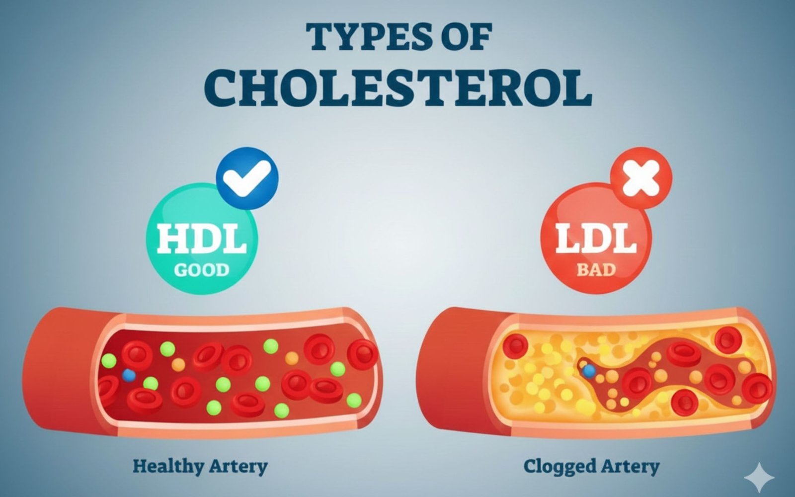 Good vs Bad Cholesterol – Easy Explanation - HDL and LDL